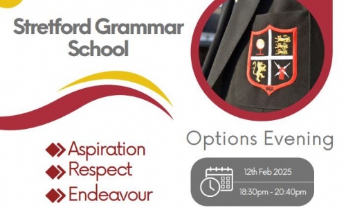 Stretford Grammar School - GCSE Options Evening 2025 - Students and ...